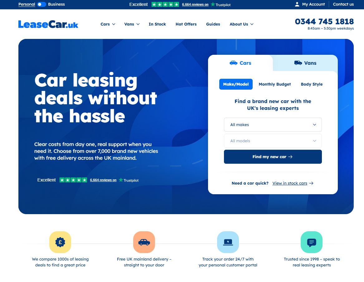 Leasecar launches redesigned website to improve customer experience ...
